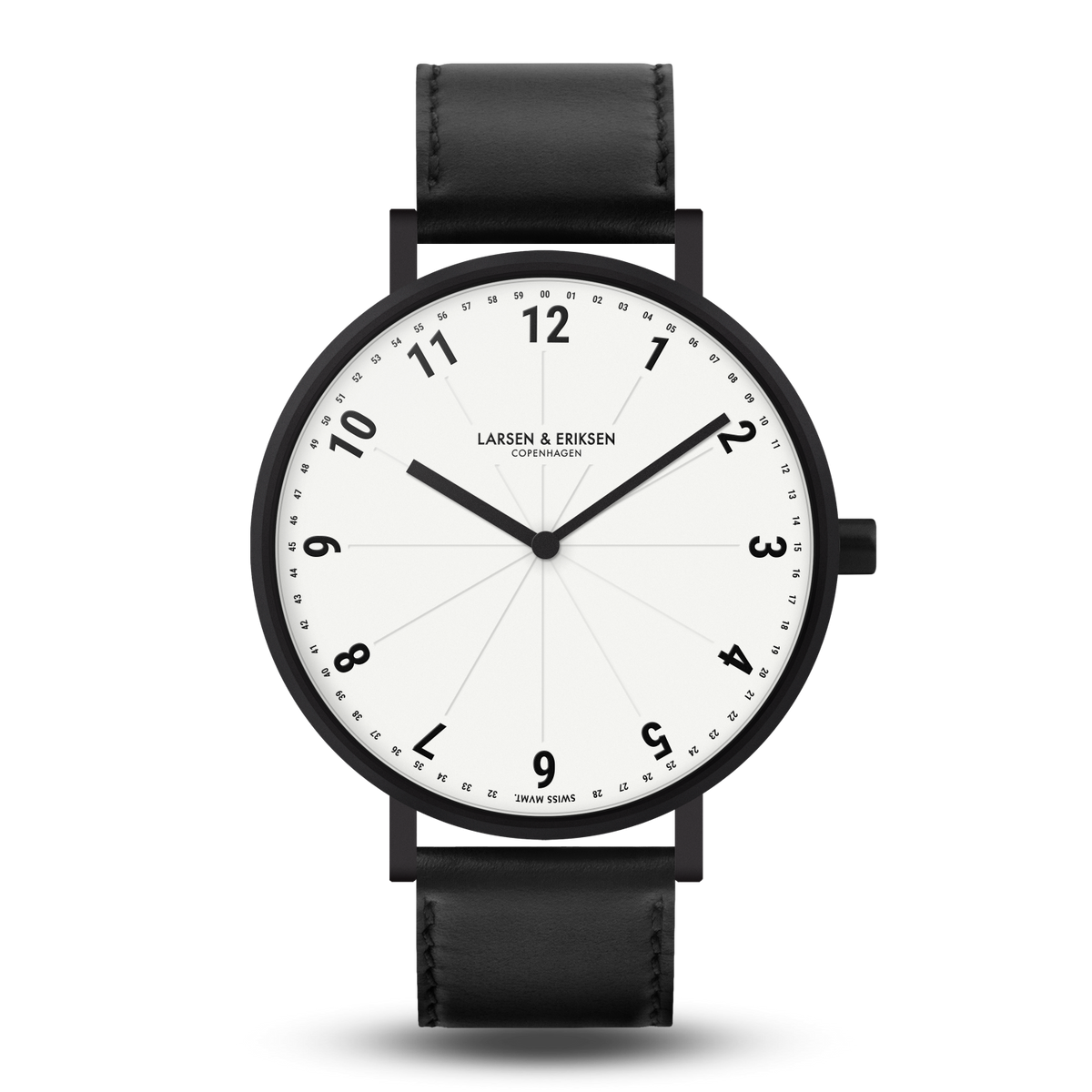 Skala - Black | White | Black - Watches - LARSEN & ERIKSEN